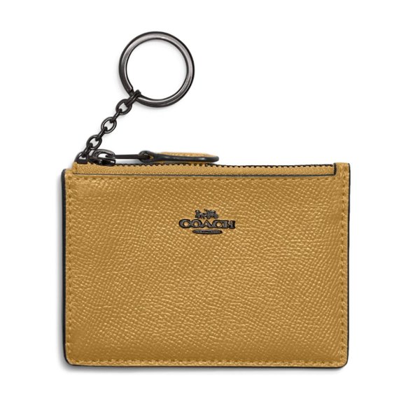 Coach | Bags | Coach Cross Grain Mini Id Skinny | Poshmark